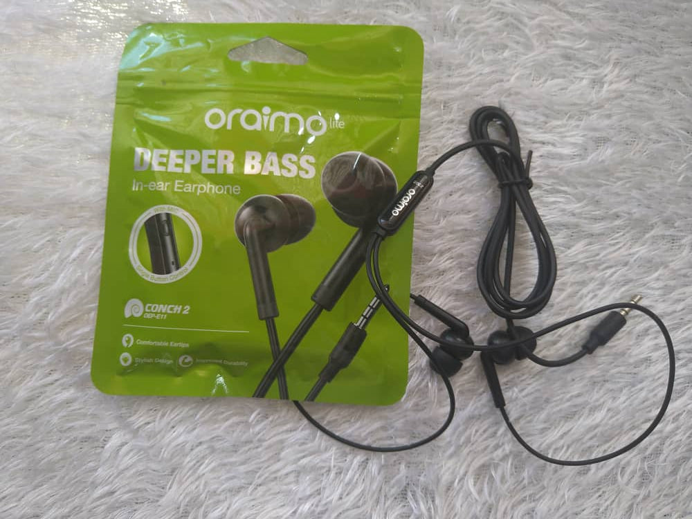 Oraimo Lite Earphone – TAPEM TECHNOLOGIES